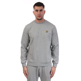 Lyle & Scott Sweatshirt f&uuml;r Herren, Rundhalsausschnitt, Fleece (Grau)