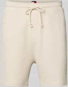 Tommy Jeans Relaxed Fit Sweatshorts mit Strukturmuster