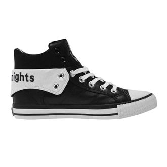 British Knights British Knights - Roco High Top Turnschuhe f&uuml;r Herren, Umgeschlagener Schaft (Schwarz/Wei&szlig;)