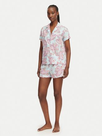 Lauren Ralph Lauren Pyjama LAUREN RALPH LAUREN-ILN12506 Hellblau Regular Fit