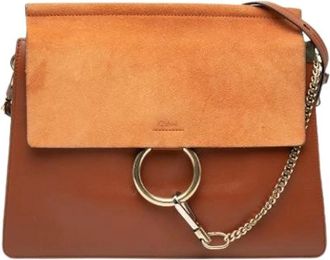 Chlo&eacute; Sac bandouli&egrave;re Faye Pre-owned - Femme - Pre-owned - Brun - Taille: ONE Size
