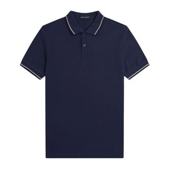Fred Perry Blau gestreiftes Poloshirt - - Tops - Herren - Blau - S