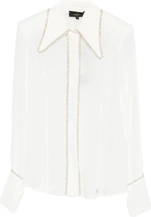 BABYLON Femme, Blouses et Chemises, Blanc, Taille: 42 FR S00300 Shirt