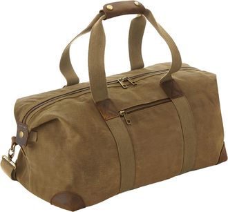 Quadra Reisetasche Heritage Waxed Canvas Holdall, 26 x 48 x 24 cm