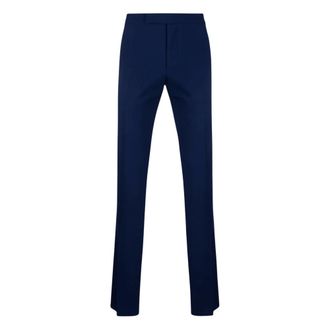 Tom Ford Pantalon Shelton Tiss&eacute; Uni - Homme - Pantalons - Bleu - Taille: L
