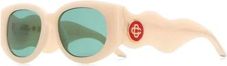 Casablanca unisex, Accessoires, Blanc, Taille: ONE Size Memphis Lunettes de soleil