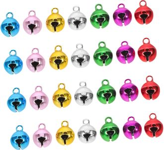 Artibetter 200stücke Kleine Metallglöckchen Als Dekoration Für Weihnachtsbäume Kränze Tierhalsbänder Armband-DIY Und Schmuckprojekte Bastelglöckchen Zum Einfache