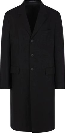 Yohji Yamamoto Homme, Manteaux, Noir, Taille: L Manteaux