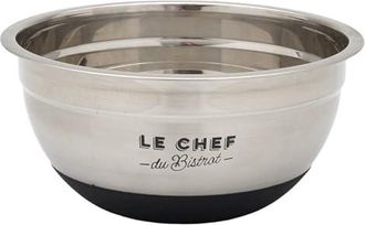 COOK CONCEPT KU6770, Elegante, rutschfeste Rührschüssel, ideal zum Mischen und Servieren, 20 cm Fassungsvermögen, leicht zu reinigen, graue Farbe, 20 x 9,5 x 20 cm