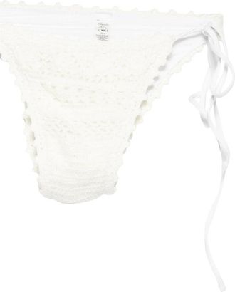 Frankies Bikinis Lace Bikini - White