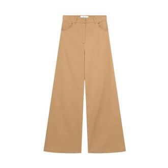 Msgm Msgm, Damen, Hosen, Beige, SGr&ouml;&szlig;e