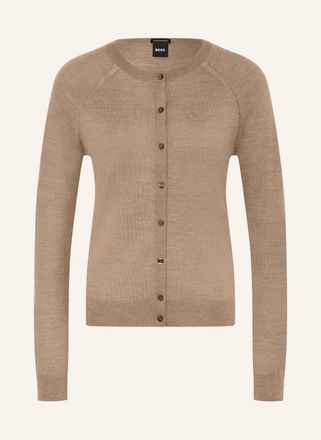 HUGO BOSS Strickjacke Fonami beige