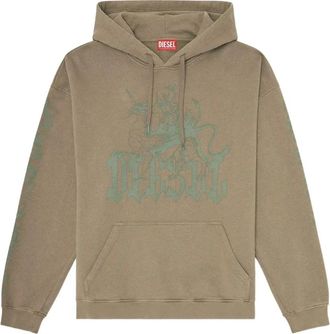 Diesel Homme, Sweatshirts et sweats &agrave; capuche, Brun, Taille: XL S Griffon