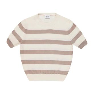 Cruna Nina Stripes T-Shirt - - Knitwear - Damen - Mehrfarbig - 2XL