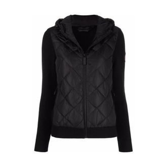 Canada Goose HyBridge Quilted Knit Hoody - - Jackets - Damen - Schwarzk - M