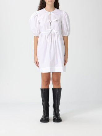 Ganni Robe GANNI Femme couleur Blanc