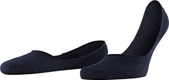 Falke Invisible Step Medium Cut Box M In coton unies 1 paire, Chaussettes invisibles Homme, Bleu Dark Navy 6375, 41-42