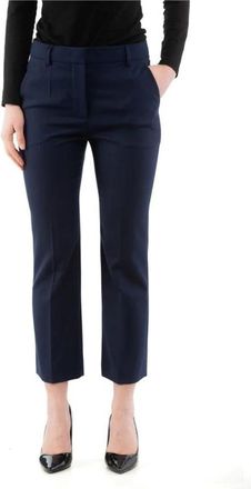 Moschino Femme, Pantalons, Bleu, Taille: 36 FR Polyester Dress Pants