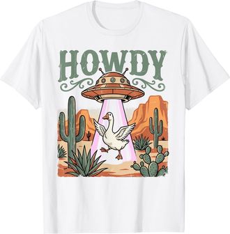 Image UFO Howdy Desert Goose T-Shirt