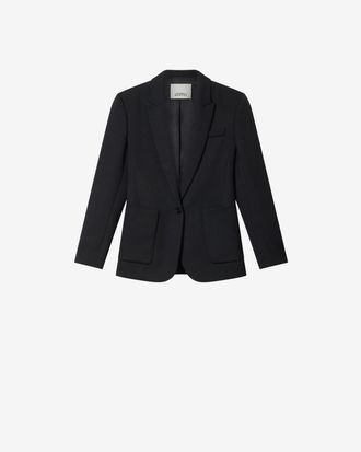 Isabel Marant Jacke Pomili Aus Wolle - Damen - Schwarz - Gr&ouml;&szlig;e 36 - Isabel Marant