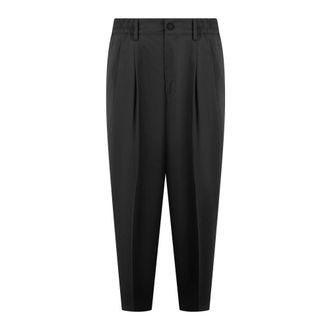 low brand Hose mit Karotten-Schnitt aus Schurwolle - - Trousers - Herren - Schwarzk - W40