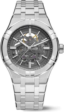 Maurice Lacroix Aikon Automatik Skeleton Herrenuhr inklusive Ersatzarmband AI6008-SS002-030-1