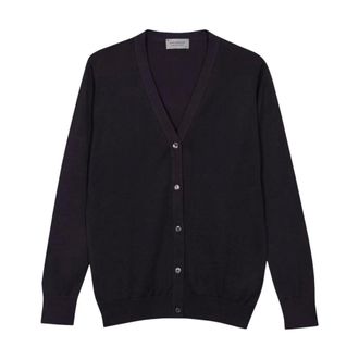 John Smedley Damen, Strickwaren, Blau, SGr&ouml;&szlig;e