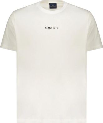Paul & Shark Homme, Tops, Blanc, Taille: XL T-Chemises