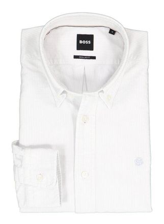 HUGO BOSS Herren Hemd schwarz