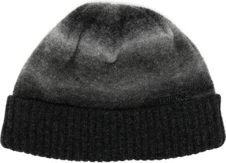 We11done bonnet en maille à effet dégradé - Gris