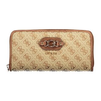 Guess Samantha SLG Wallet - Femme - Accessoires - Beige - Taille: ONE Size
