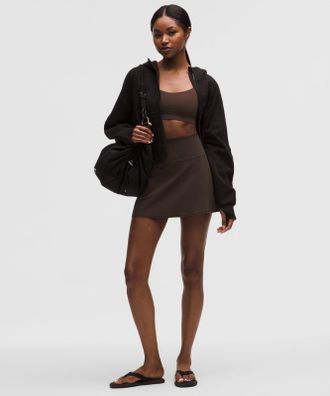 lululemon Align Rock mit hohem Bund f&uuml;r Frauen - Gr&ouml;&szlig;e 10 in Walnut Crunch