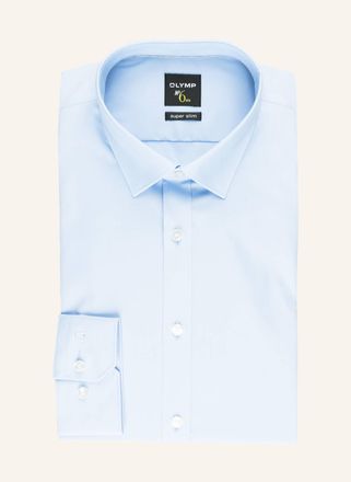 Olymp Hemd No. Six Super Slim Mit Extralangem Arm blau