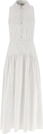 Staud Robe Au Genou - Blanc