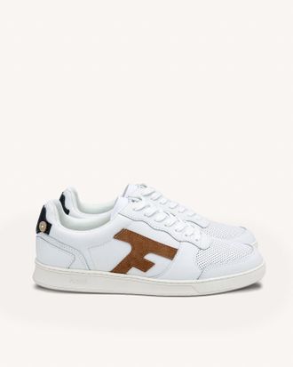 Faguo Baskets blanc, bleu et marron