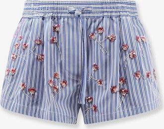 Dolce & Gabbana Cotton shorts with Cristal Flower print - DOLCE & GABBANA - gender_Woman