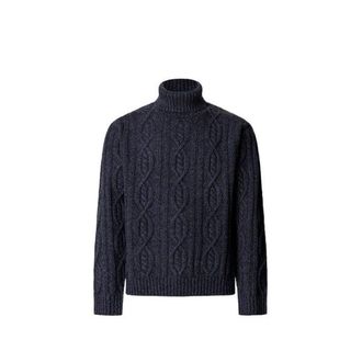 Fa&ccedil;onnable Pull col montant en laine