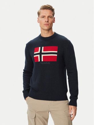 Napapijri Pullover D-Mura C NP0A891U Dunkelblau Regular Fit