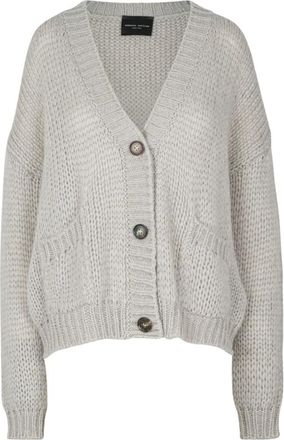 Roberto Collina Cardigans - Femme - Pulls - Gris - Taille: 40 FR