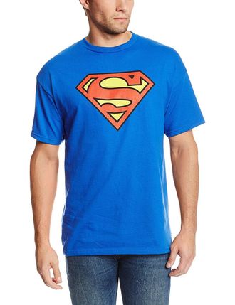 DC Comics Superman Classic Logo Herren T-Shirt K&ouml;nigsblau, k&ouml;nigsblau, Klein