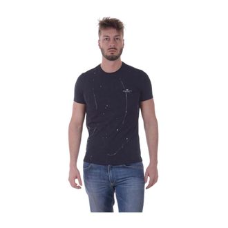 Armani Jeans Casual Sweatshirt Tee - - Tops - Herren - Blau - L