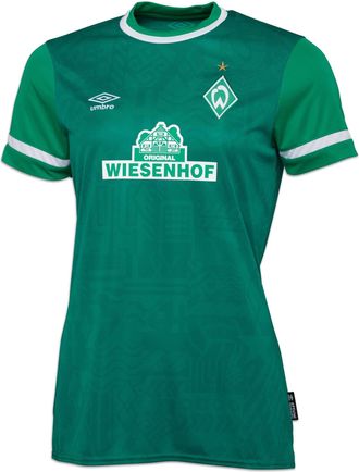 Umbro SV Werder Bremen Trikot Home 2021/2022 Damen gr&uuml;n/wei&szlig;, XL