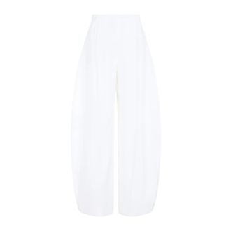Jacquemus Ovalo Hose - - Trousers - Damen - Wei&szlig; - 2XS
