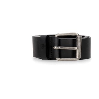 Timberland Klassischer Schwarzer Leder-Rollen-Schnalle G&uuml;rtel - - Accessories - Herren - Schwarzk - XL