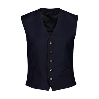 Blaz&eacute; Milano First Class Feral Gilet - - Jackets - Damen - Blau - M