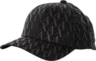 A|X Armani Exchange Casquette de baseball tiss&eacute;e avec imprim&eacute; int&eacute;gral