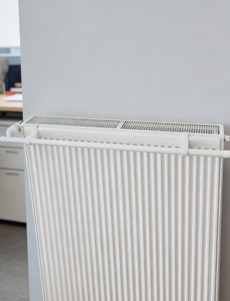 Generic Doppelter W&auml;schest&auml;nder &uuml;ber dem Heizk&ouml;rperregal, Handtuchhalter ohne Bohren for Heizung, Badezimmer und Wohnzimmer(Single bar,30cm/12in)