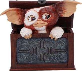 Nemesis Now Gremlins Gizmo You Are Ready Figur aus Kunstharz, 12,5 cm, Braun, offizielles Lizenzprodukt von Gremlins, Gremlims Gizmo in Einer Box, aus feinstem Ha