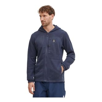 Hagl&ouml;fs Malung Pile Hood - - Sweatshirts & Hoodies - Herren - Blau - S