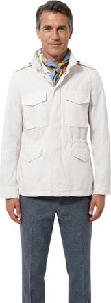 Mason's Homme, Vestes, Blanc, Taille: XL Field Jacket M74